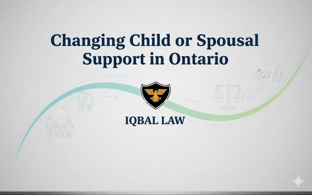 Changing Child or Spousal Support in Ontario After Job Loss, Pay Raise ...