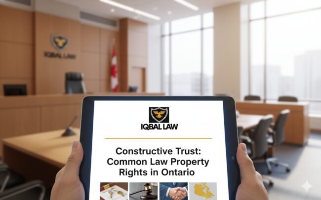 Constructive Trust: Common Law Property Rights - Iqbal Law